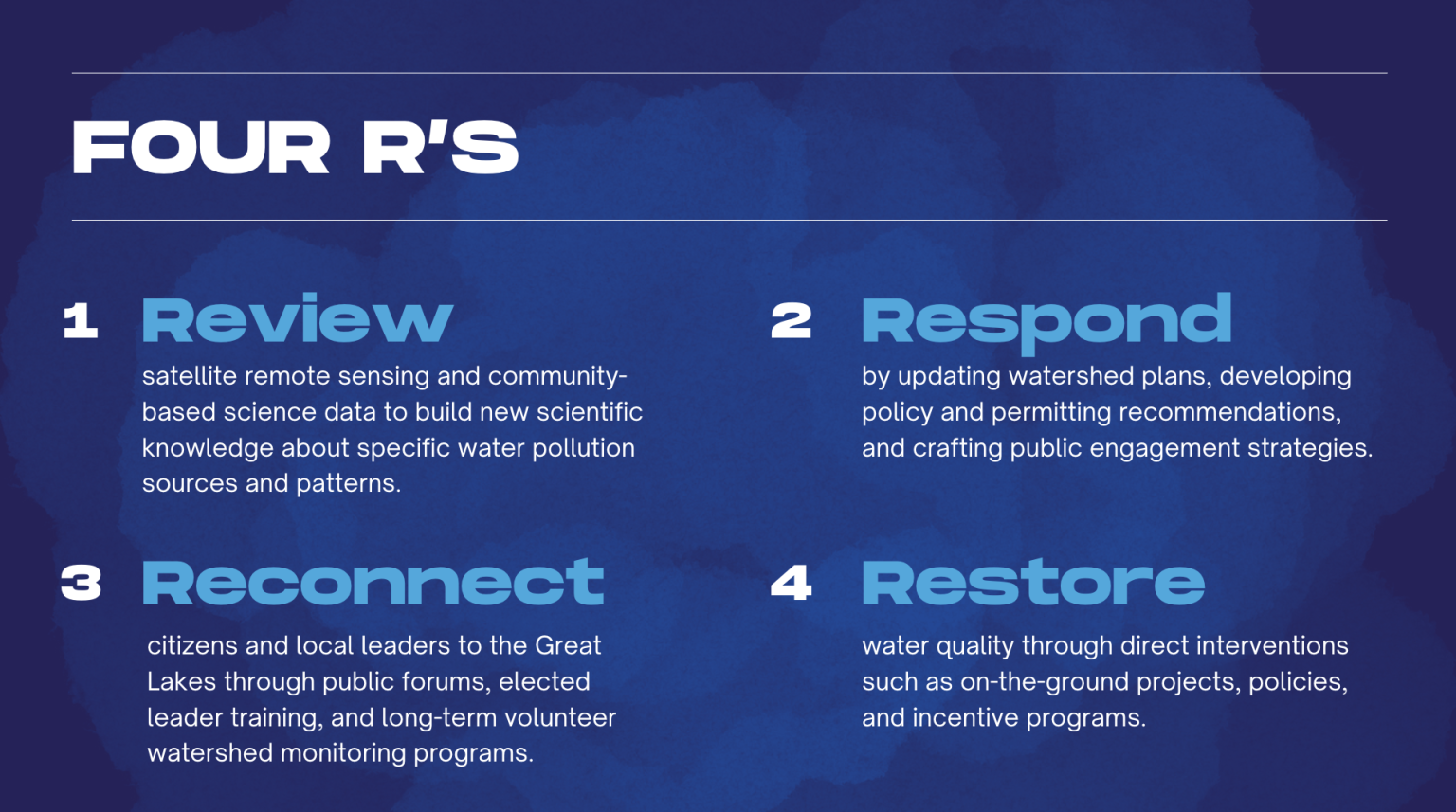 4R Waters - Great Lakes and St. Lawrence Cities Initiative